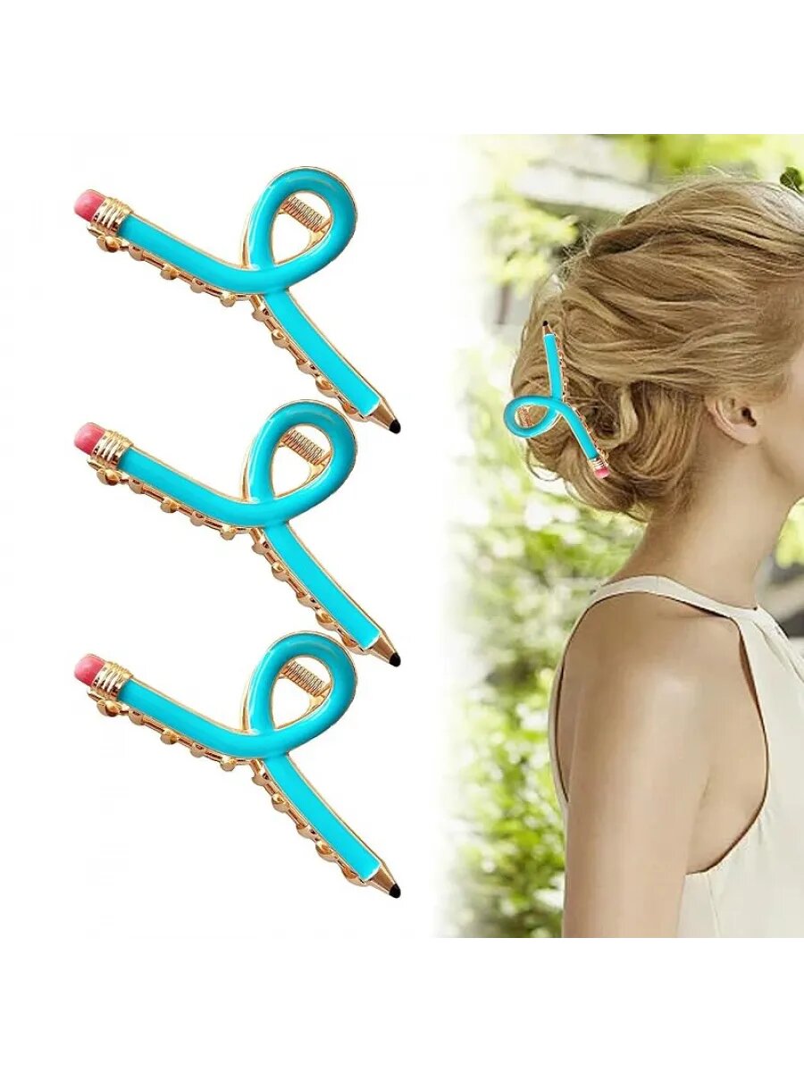 3 шт заколки для волос карандаши антискользящие для женщин у