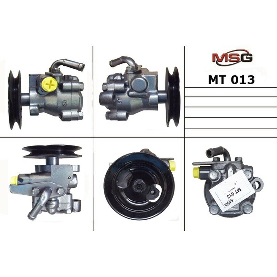 Насос ГУР новый Mitsubishi L200 1986-1996, Mitsubishi Pajero I 1983-1991 MT013 от официального дистрибьютора, MSG, артикул MT013