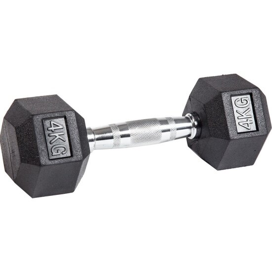 Гантель неразборная Victoryfit гексагональная 4 кг