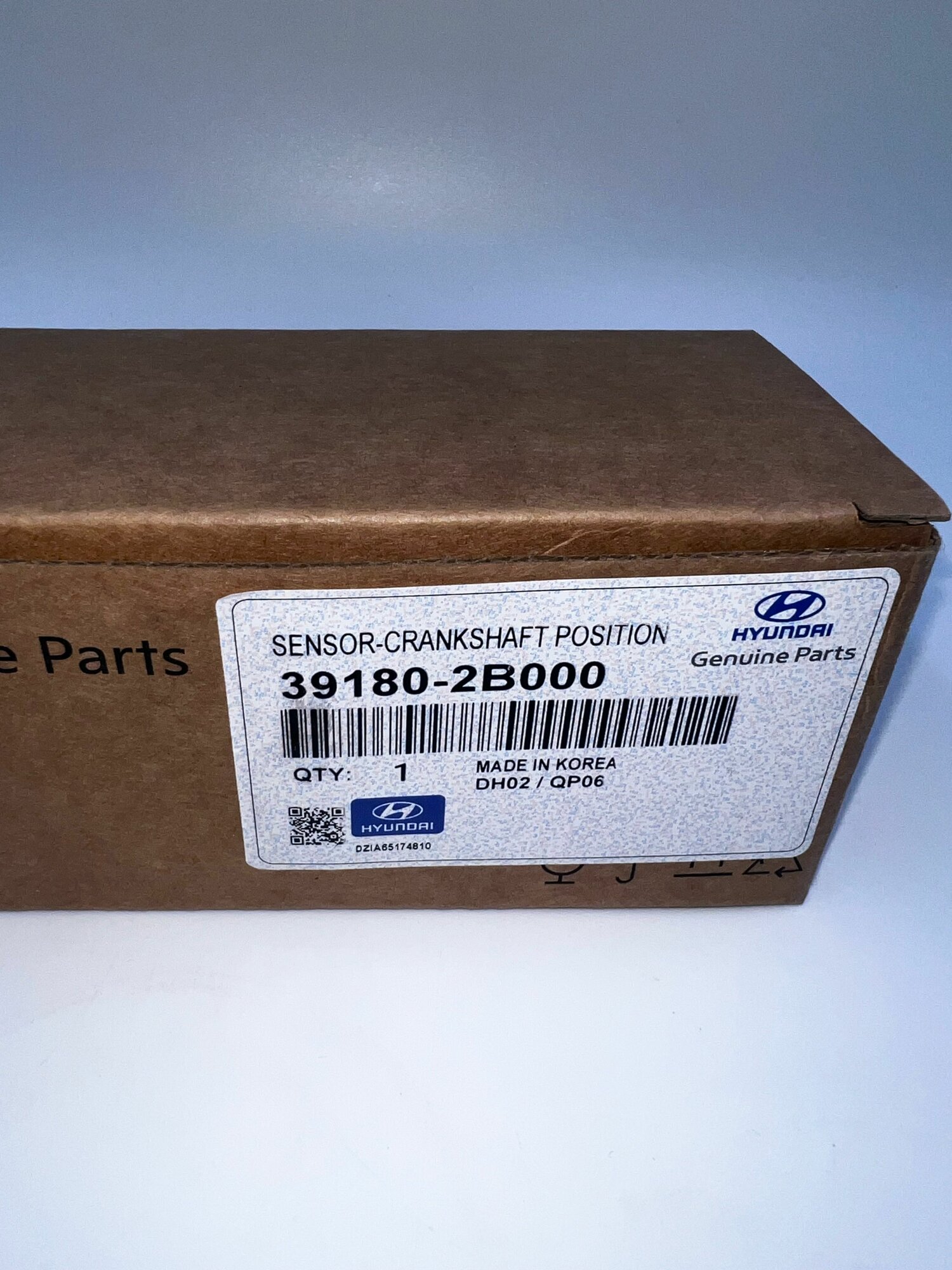 Датчик положения коленвала 39180-2B000 HYUNDAI SOLARIS KIA RIO