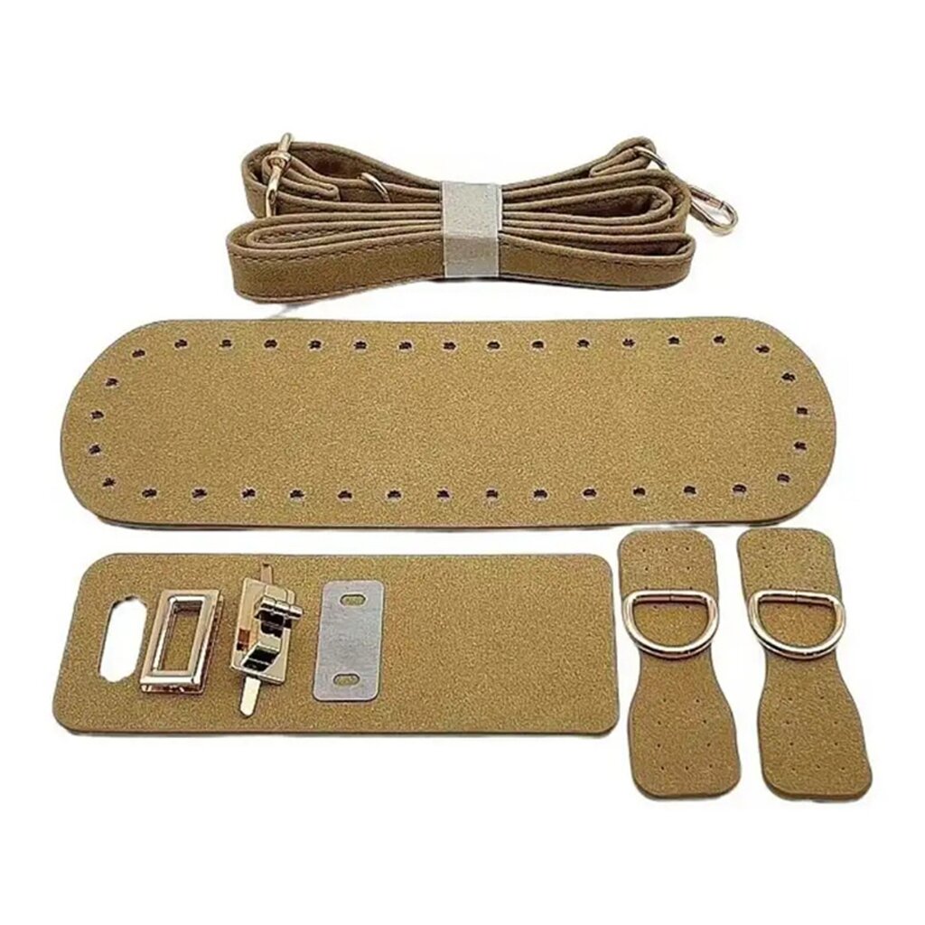 Тканая сумка ручной работы diy bag кожаные аксессуары-Хаки