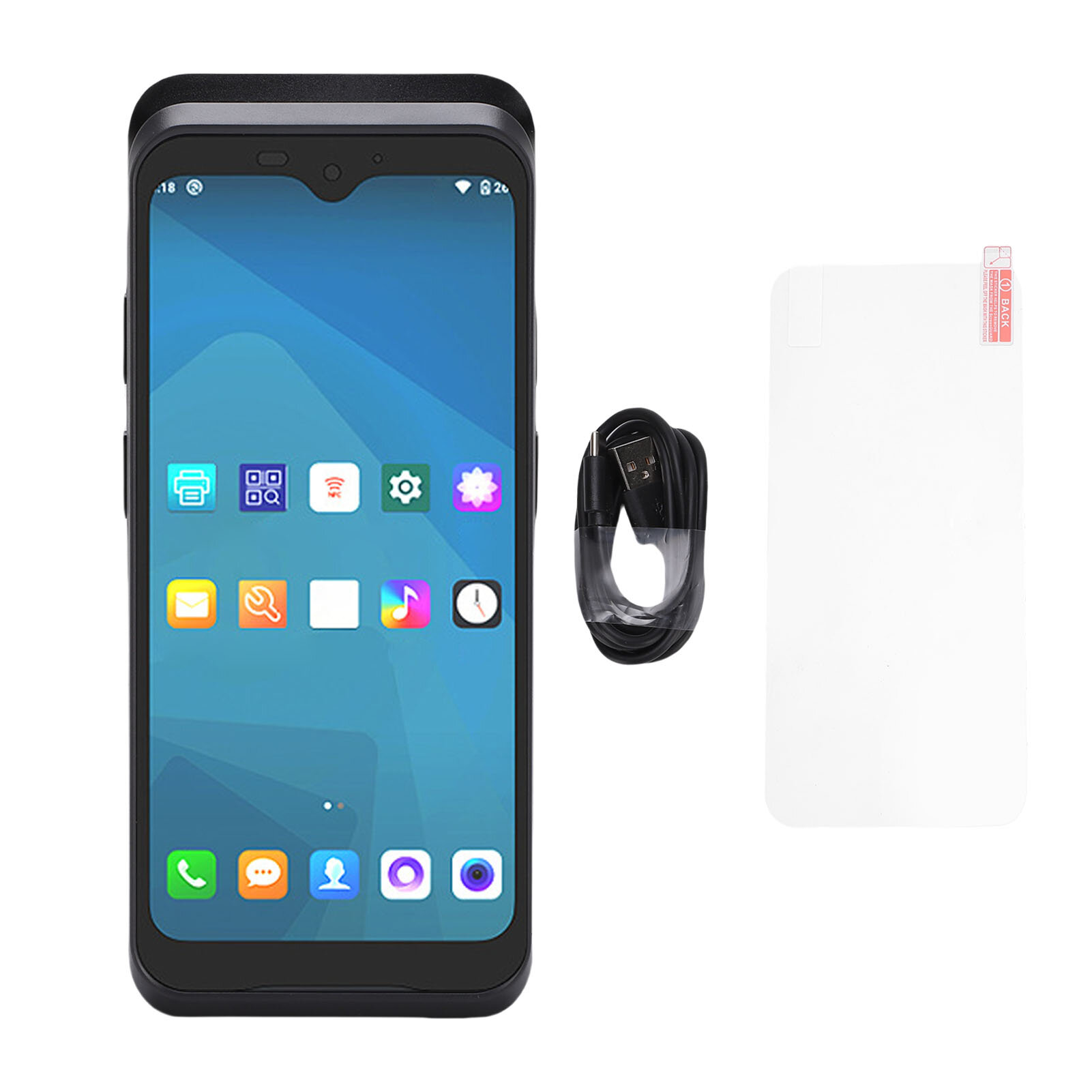 Ручной принтер чеков POS 6,2-дюймовый сенсорный экран Высокоскоростной термопринтер 58 мм с поддержкой NFC