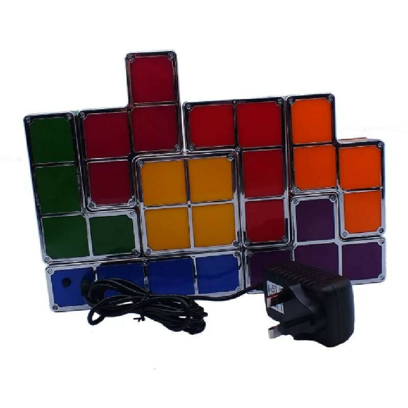 Tetris creative led ночник с мигающими цветами для детской комнаты и домашнего декора