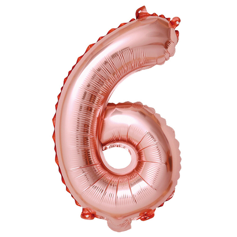 Цифровые воздушные шары, 16 дюймов, из алюминиевой пленки, 0-9, для свадьбы и первого дня рождения