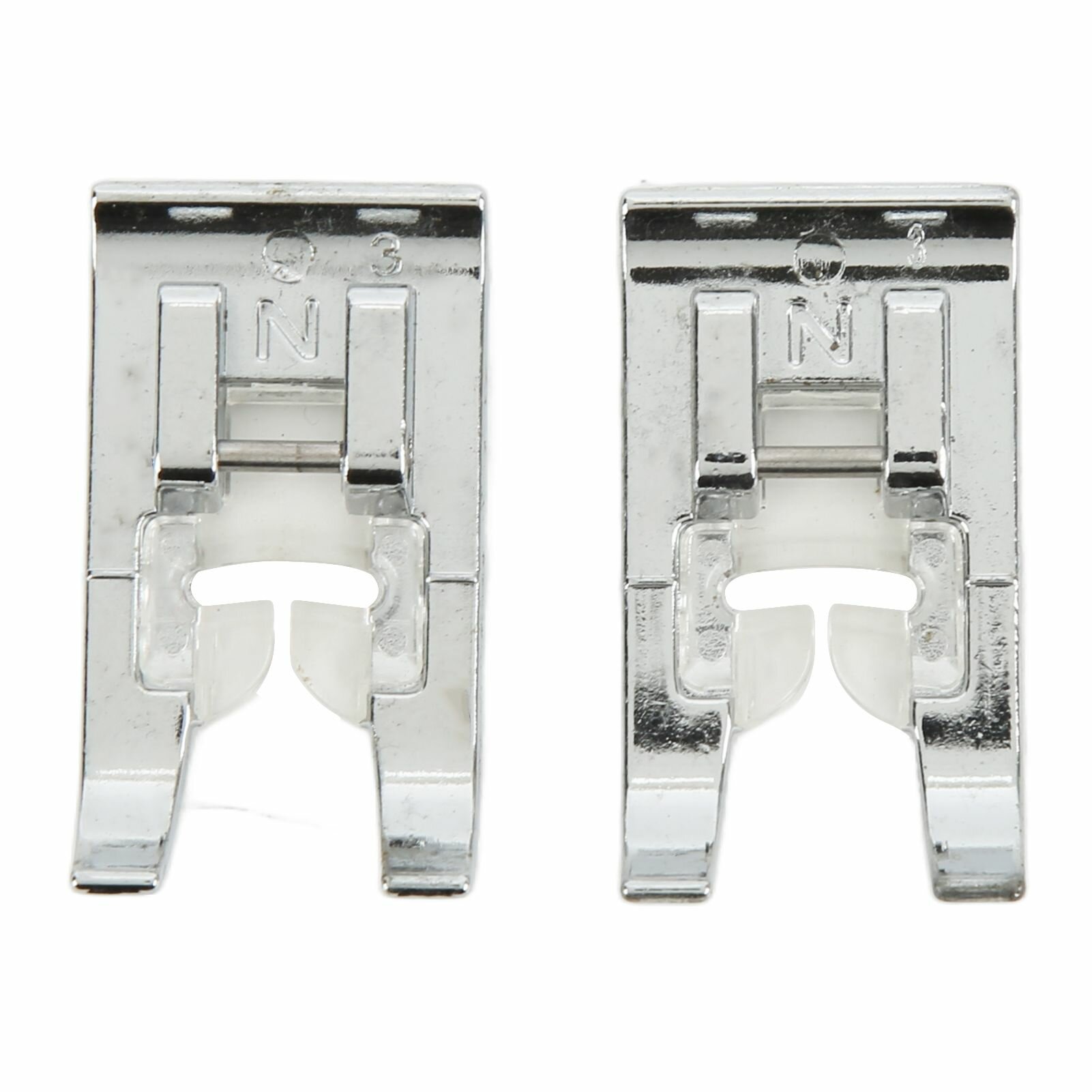 Лапка для прямой строчки, 2 шт, материал из нержавеющей стали, легкая текстура, мощные универсальные лапки для швейной машины