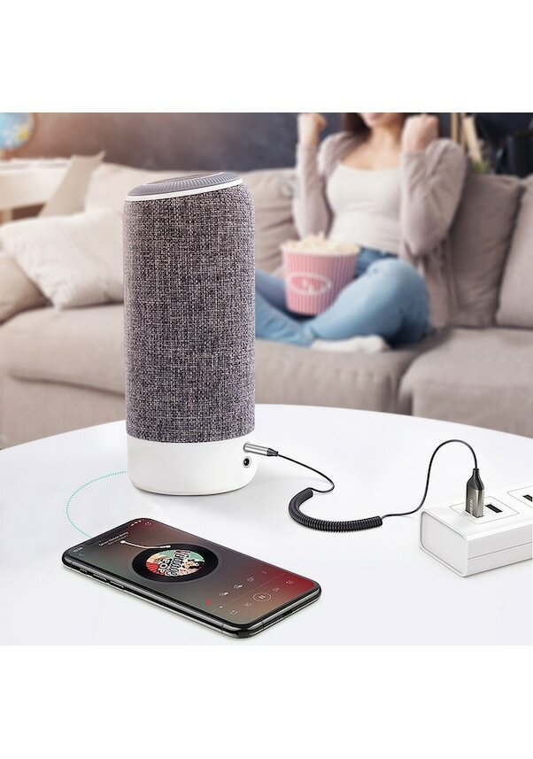 Автомобильный Bluetooth-адаптер Ugreen 5.0, USB 3,5 мм, Aux, аудио, музыкальный, беспроводной ресивер, Hands-Free