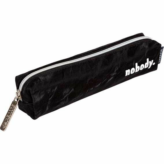 Пенал-косметичка deVENTE "Nobody", 210х40х40 мм, на 40 предметов, прямоугольный, кожзам, на молнии