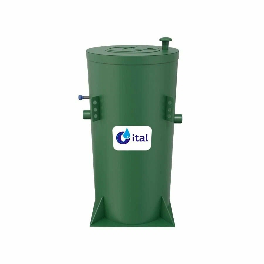 Итал Антей 5 лонг, станция биологической очистки в вертикальном исполнении, компрессорная универсальная