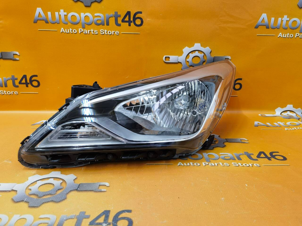 Левая передняя фара хендай солярис HYUNDAI SOLARIS 14-17 рестайл