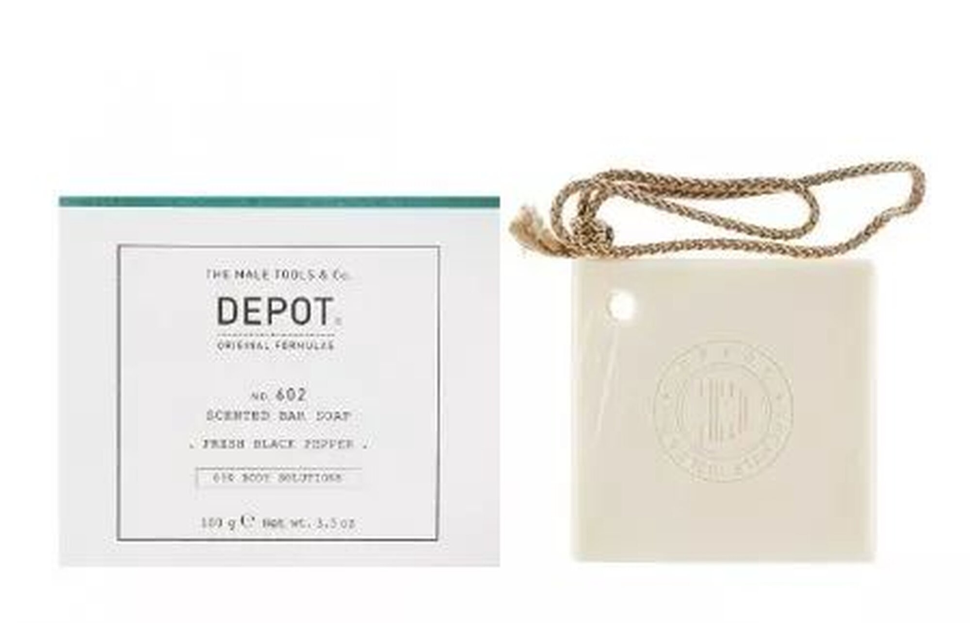 Мыло для тела Depot Fresh Black Pepper № 602, с оливковым и кокосовым маслами, 100г