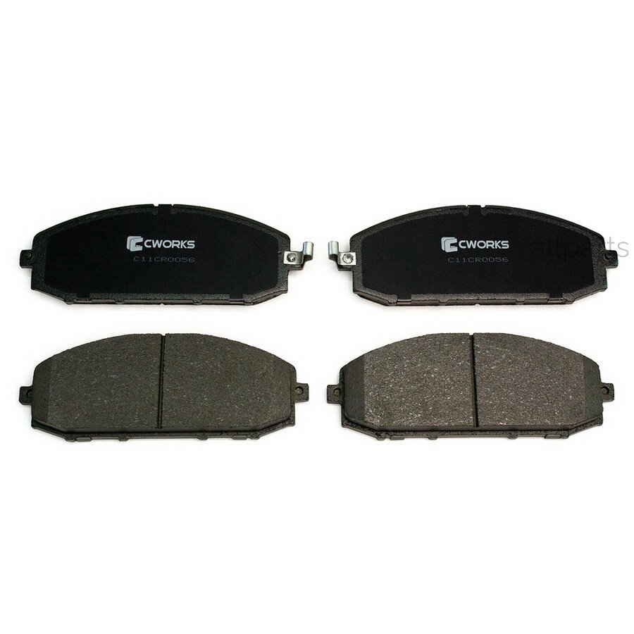 CWORKS C11CR0056 Колодки тормозные перед, Low Metallic NISSAN PATROL GR V Wagon (Y61) 03/00 - 08/02, NISSAN PATROL G