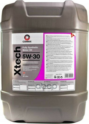 COMMA Масло моторное Xtech 5W-30 (ACEA A5/B5, API SL CF) 20л