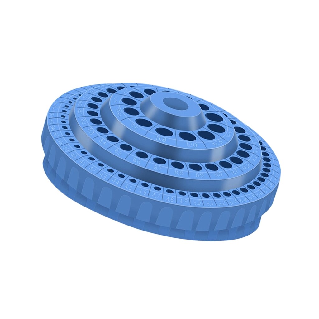 Вращающийся Держатель Бура Ящик Для Хранения Сверл Пластиковый Органайзер С Противоскользящим Основанием Экономичный Инструмент Для Мастерской