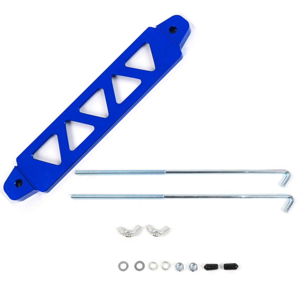 Автомобильный модифицированный кронштейн для крепления аккумулятора-синий