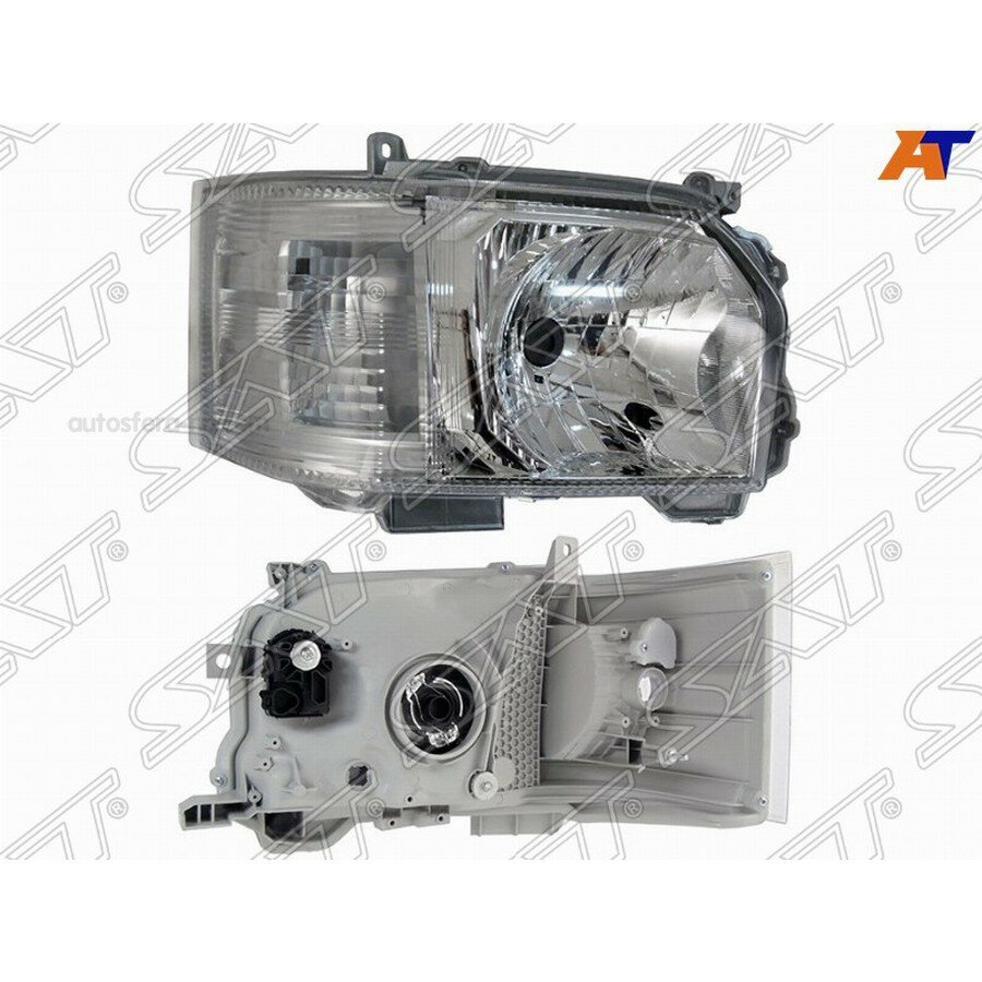 SAT ST21211H0R Фара Toyota Hiace 13-20 (Справа/ Галоген/ под электрокорректор)