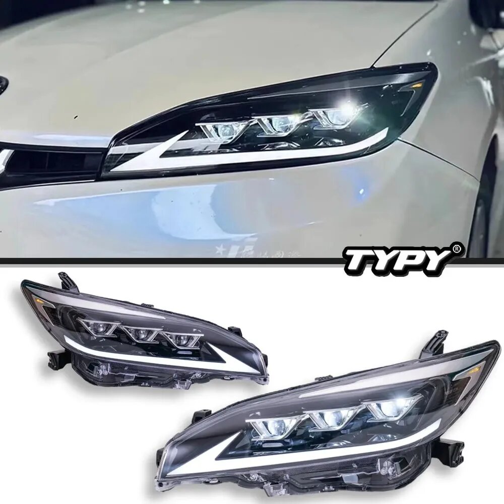 Фара автомобильная, 2 шт, арт. Автомобильные фары для Toyota Wish 2009-2015 LED автомобильные лампы