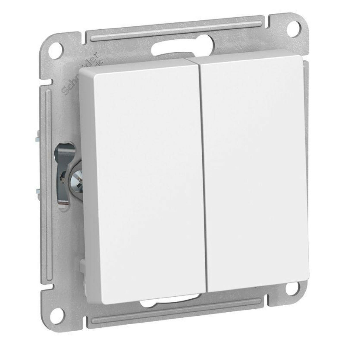 Выключатели, переключатели, диммеры Systeme Electric Переключатель проходной 2-кл. СП AtlasDesign 10А IP20 (сх. 6/2) 10AX механизм бел. SE