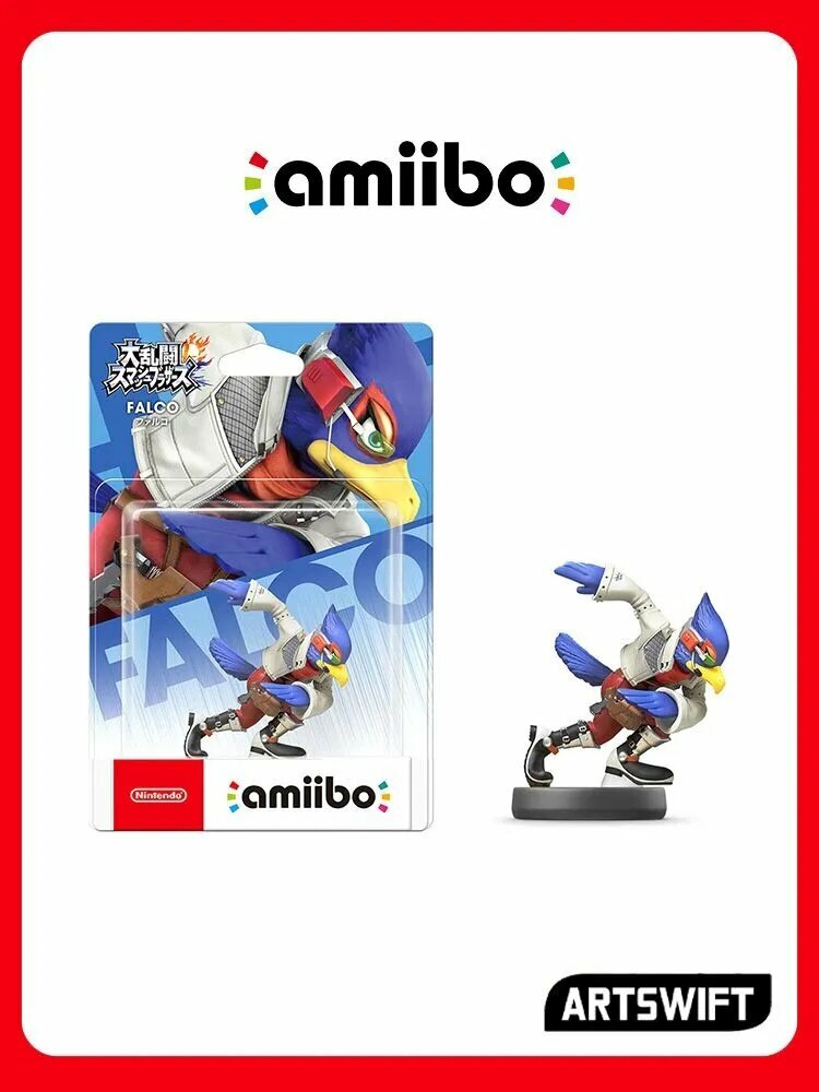 Nintendo amiibo Фигурка Фалько / Falco (Super Smash Bros. Collection) Asian Version ARTSWIFT