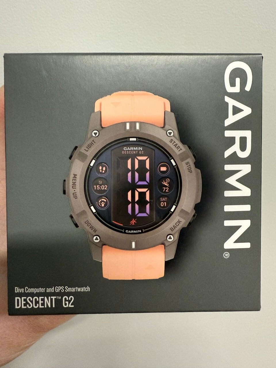 Часы Garmin Descent G2 Paloma with Shell Pink Band (010-02986-01)