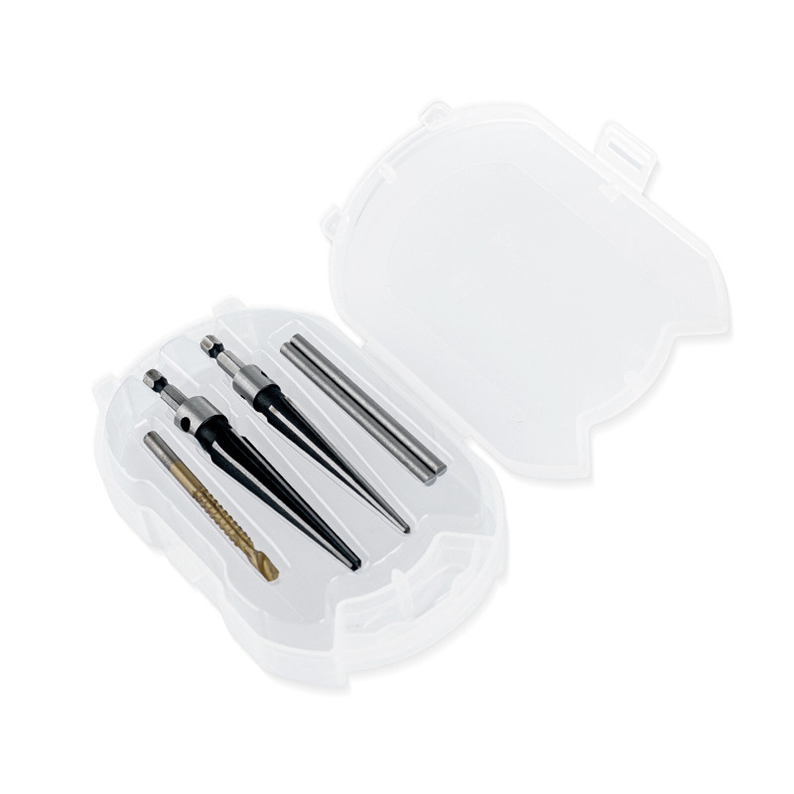 5Pcs Hand Reamer Tool Tapered Set 3-13mm & 5-16mm Bridge Pin Hole Detachable T-Handle for Guitars Wood Plastic PVC Pipes Cutting