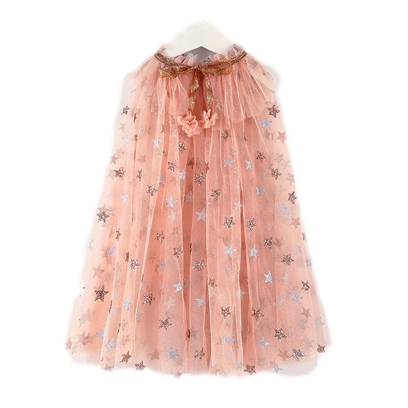 Плащ для девочек, полиэстер Розовый, A