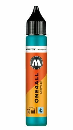 Акриловая заправка - краска Molotow One4all 693255 Aqua Вода #255 30 мл