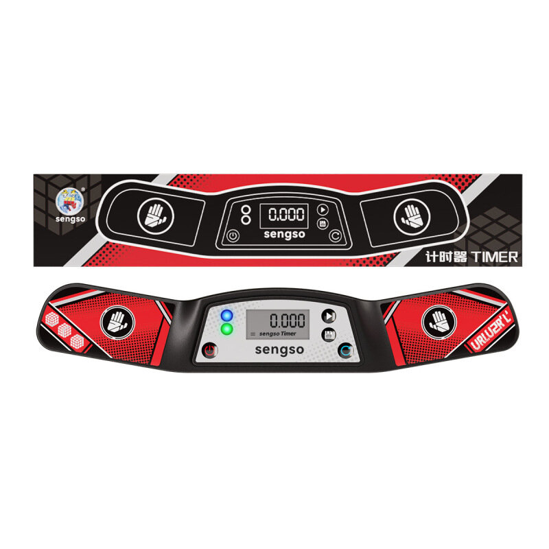 Таймер для магического куба Shengshou, специальный таймер для соревнований, тренировочный, с семью большими дисплеями