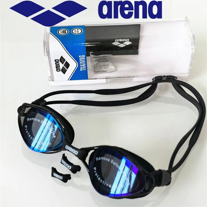Arena профессиональные очки для плавания UV400 черный