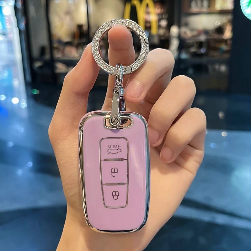 Чехол на ключ для Hyundai Kia Purple Set