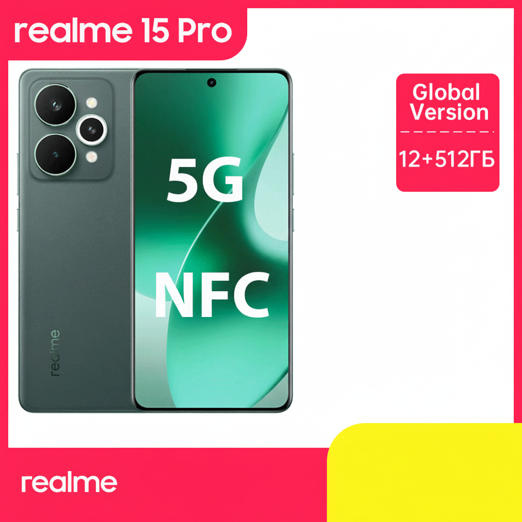 Смартфон Realme 15 Pro 5G, 12/512ГБ, global