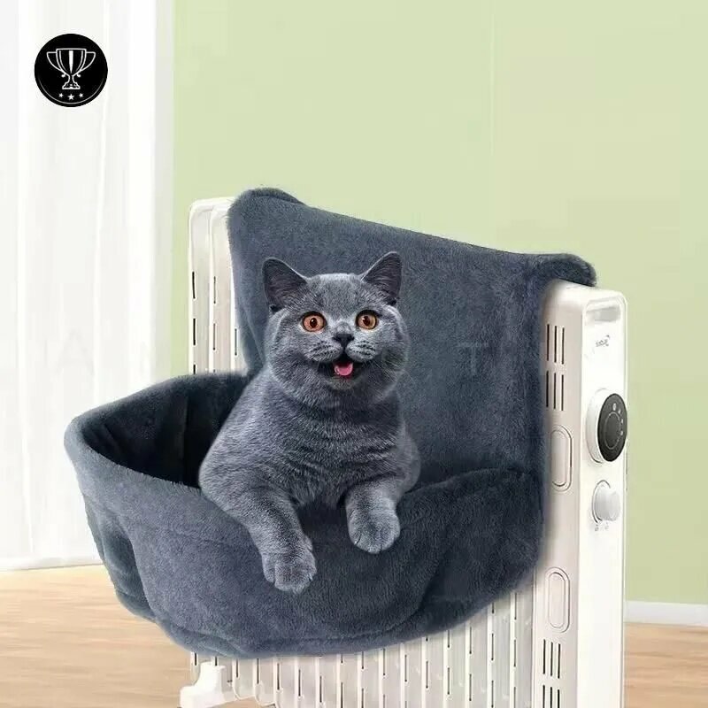 GMГамак для кошек на батарею; кошачья лежанка подвесная; лежак для котаки;46x39x26cm; Подходит для всех сезонов