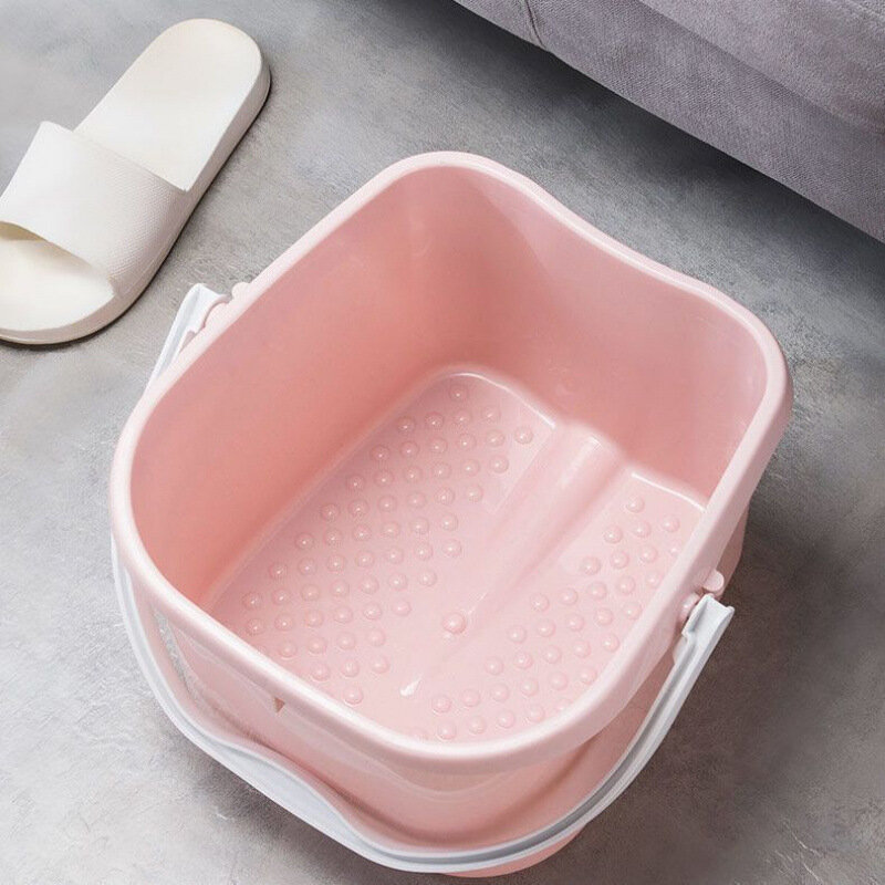 Ведро для ванночки для ног, пластиковое ведро для замачивания ног, массажное ведро для замачивания ног, глубокое утолщенное ведро для ванночки за икры, водонепроницаемое и устойчивое к плесени