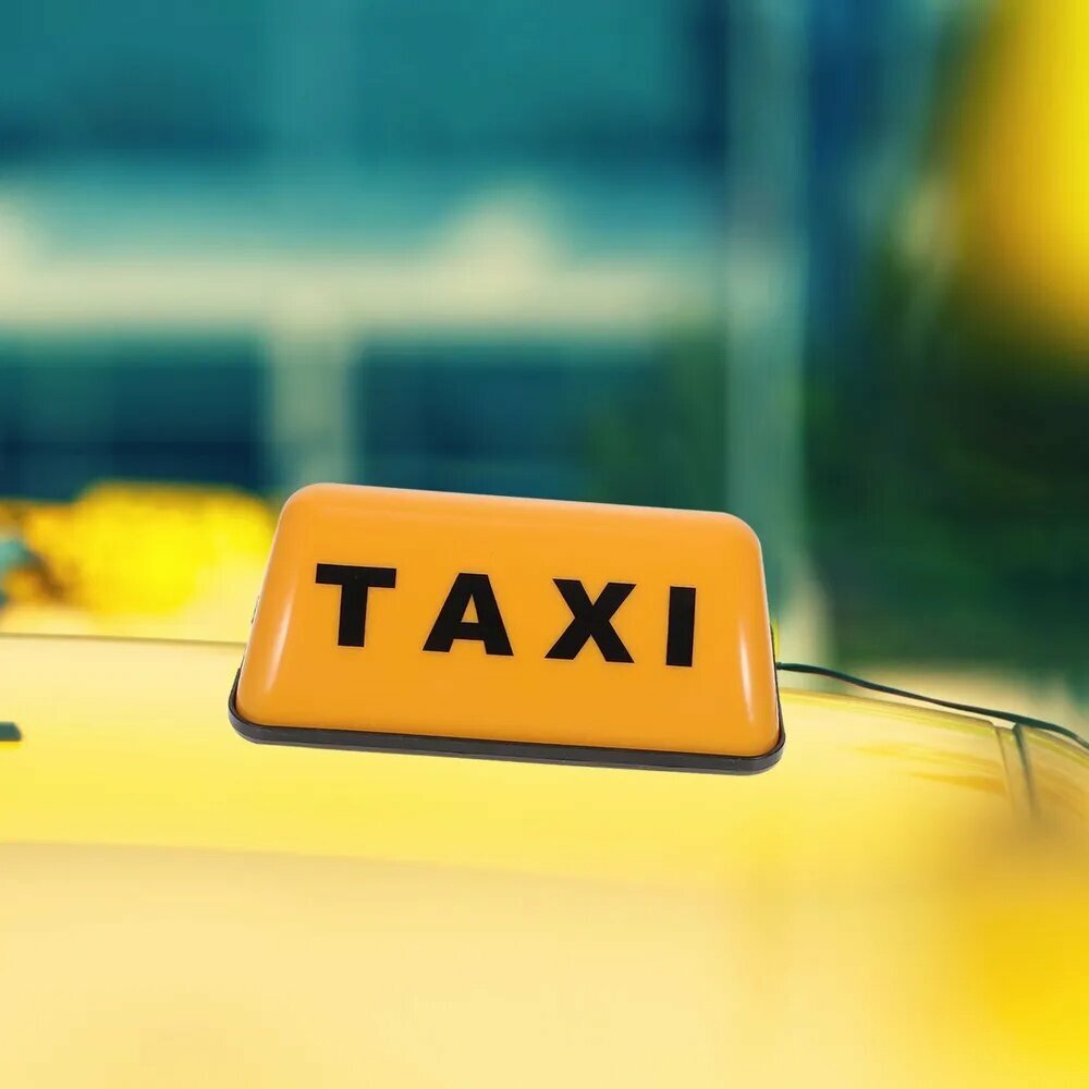 Световая Табличка Такси, из ABS-пластика, для ночного вождения, 1 Штука