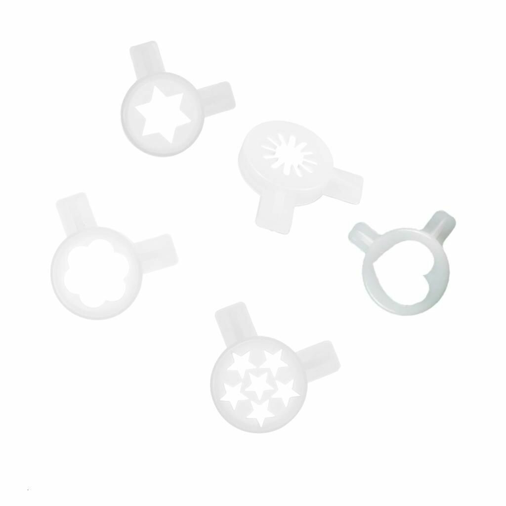 5 гибких насадок для мороженицы