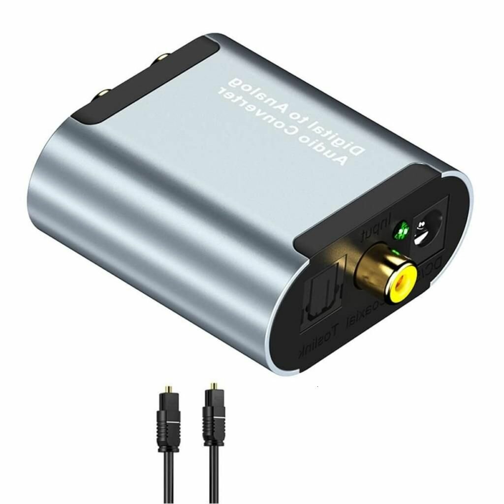 Цифро-аналоговый аудиоадаптер SPDIF 192кГц, Основное волокно