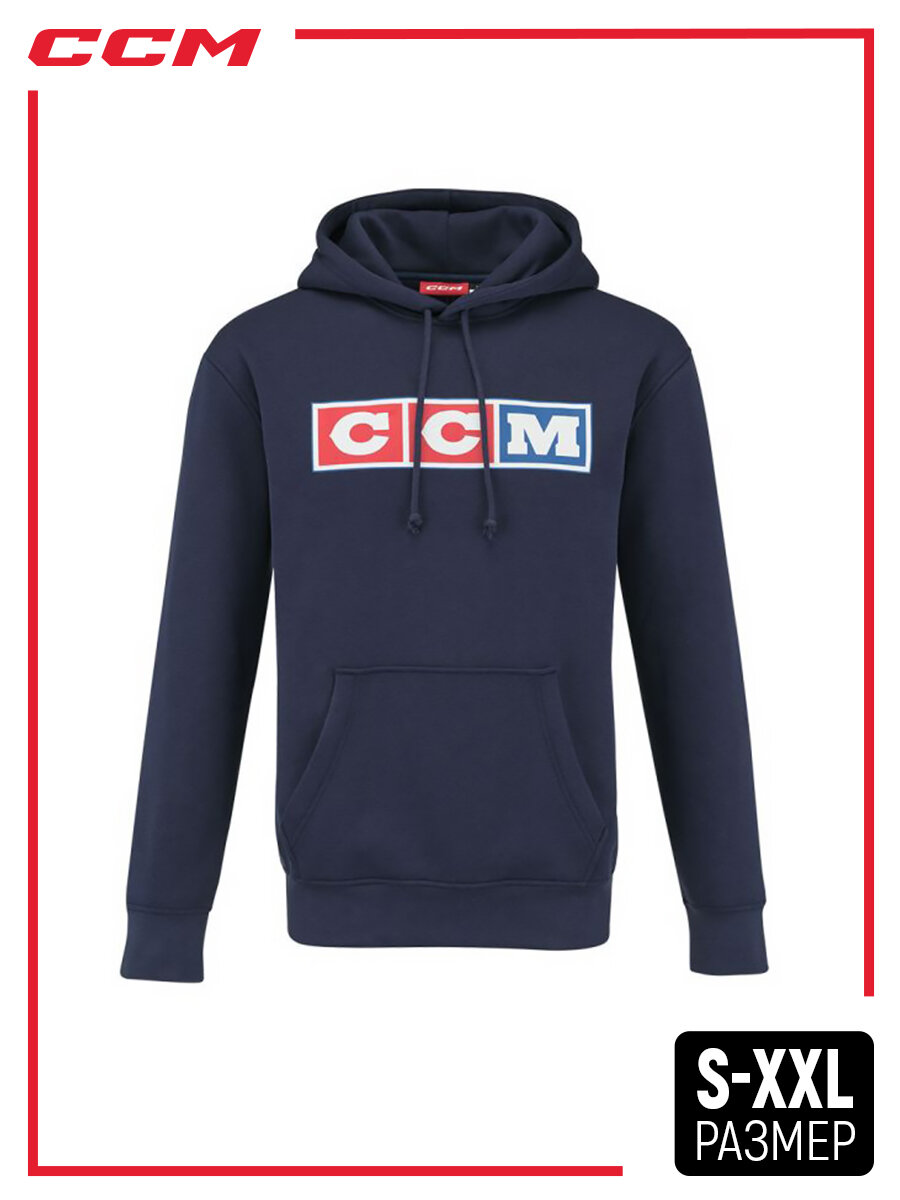 Толстовка спортивная HERITAGE 3 BLOCK PULLOVER HOODIE