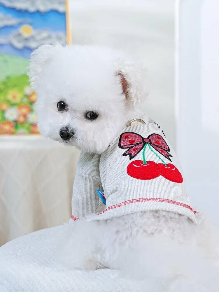 Одежда, LUCKY DOG, которую могут носить как собаки, так и кошки бежевая, высококачественная ткань, удобная и мягкая