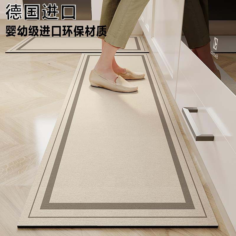 Коврик "Китайские традиции", противоскользящий, замша, геометрический рисунок, 60х180см