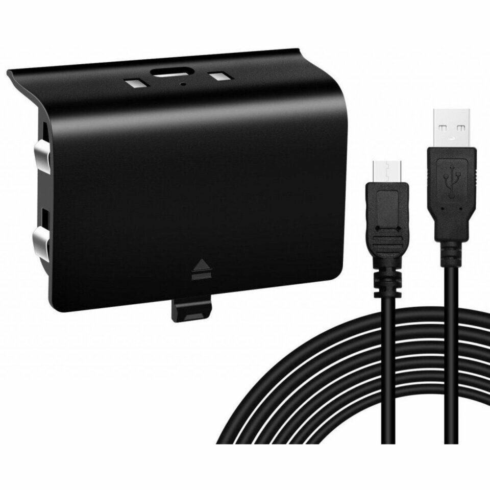 Аккумулятор для джойстика 4 ревизии Xbox Series S X мощность 1200mAh ( 30 часов игры ) + зарядный кабель 3 метра Type-C USB