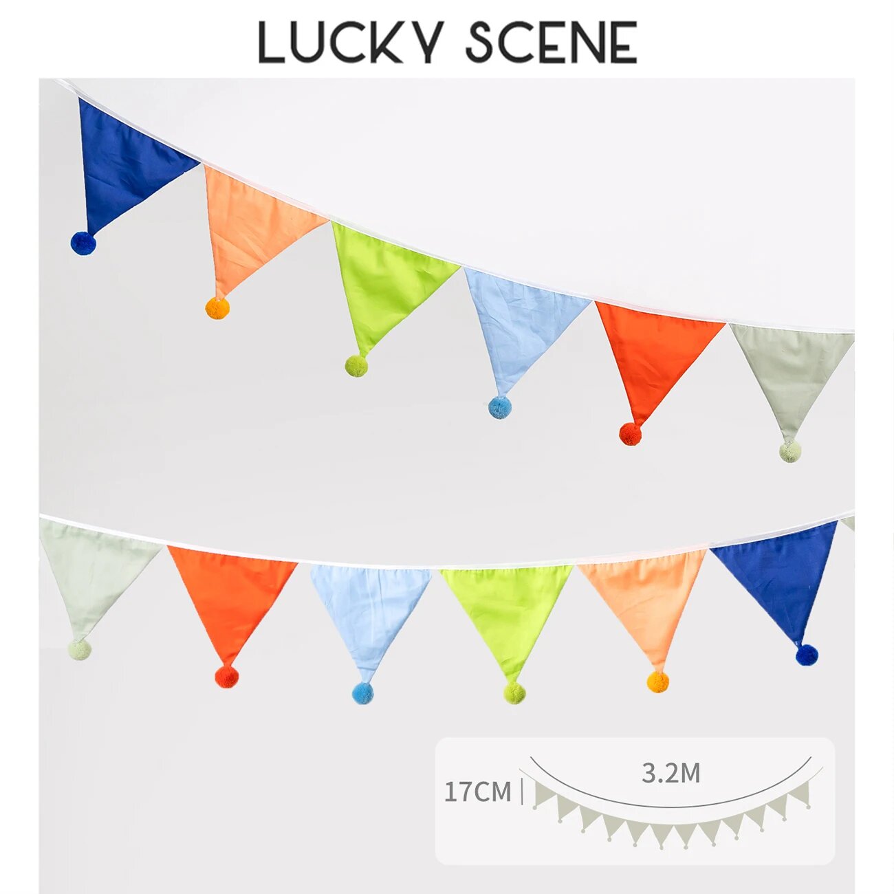 Хлопчатобумажная ткань, шерстяной шар, треугольный струнный флаг, палатка, флаг, фотофон, веревочный флаг, свадебный подвесной флаг для детского сада S01914