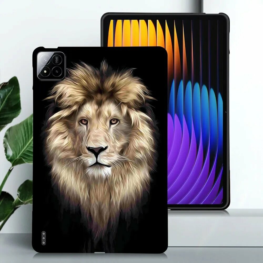 Чехол для Xiaomi Pad 7 / Pad 7 Pro / Poco Pad X1 11.2" дюйма, Мягкий силиконовый из ТПУ, противоударный чехол