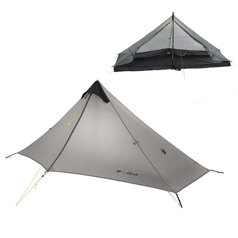 3F UL Gear Lanshan 1 Plus палаткой T door 3season Grey