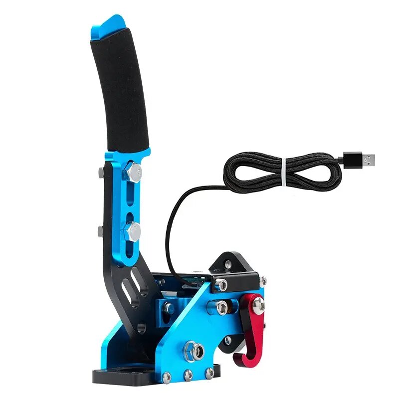Usb Simracing Ручной Тормоз ПК Механический Дрифт Ручной Тормоз для Игры Рулевое Колесо Sim blue