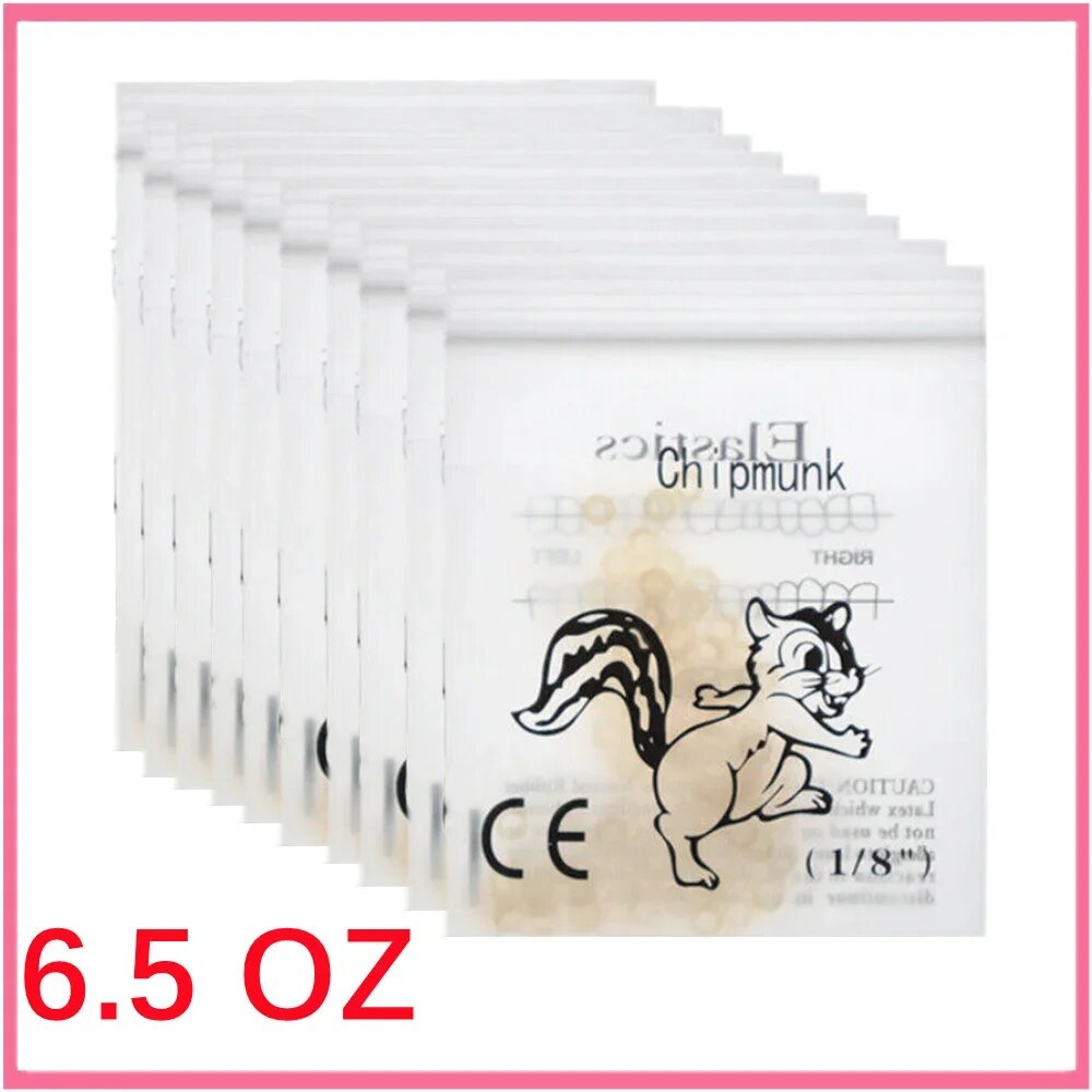 1000 шт, стоматологические ортодонтические эластичные резинки для брекетов для 6.5oz Chimpunk