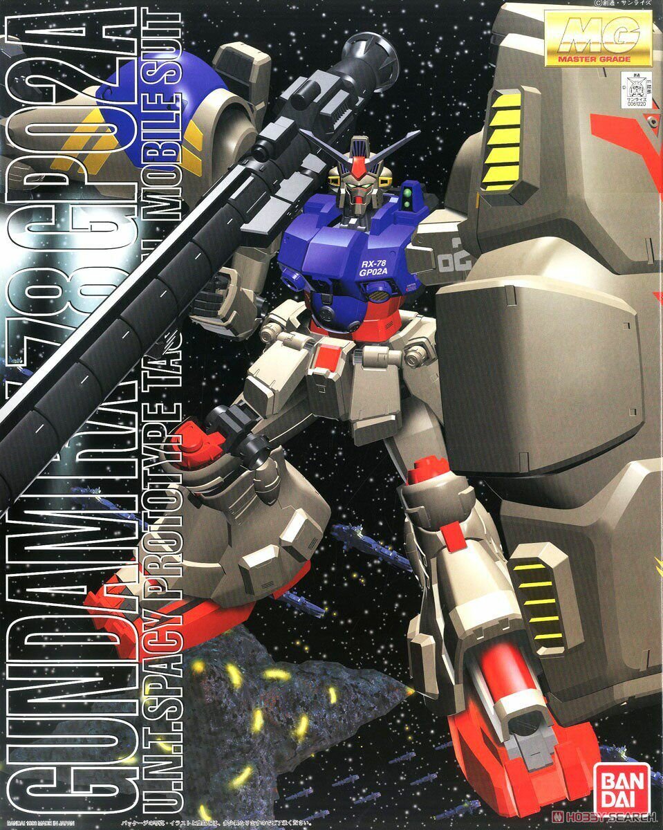 Фигурка Bandai MG 1/100 GUNDAM RX-78 GP02A MOBILE SUIT Assemble the Model