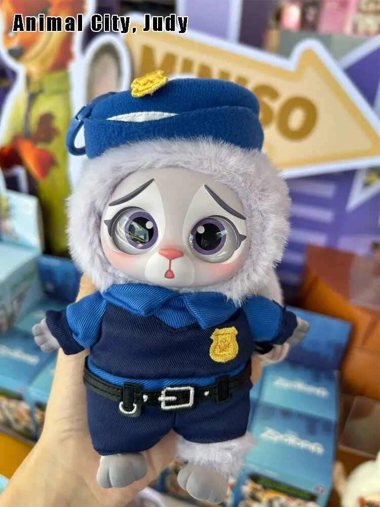 Эксклюзивная фигурка Лабубу Джуди из Зверополиса, 1 шт.