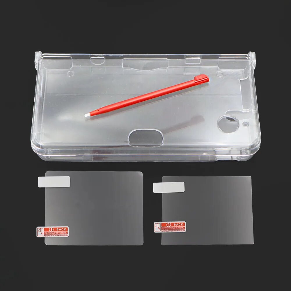 Прозрачный чехол для NDSi XL LL TingDong Красный, red