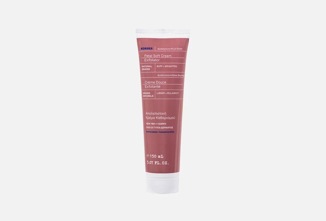 Korres Apothecary Wild Rose Petal Soft Cream Exfoliator Мягкий эксфолиант 150мл
