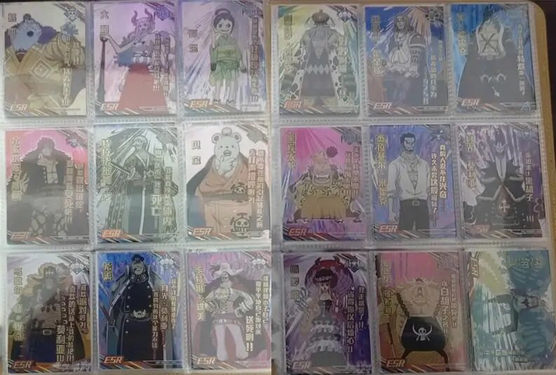 Коллекционные карты Anime One Piece Bandai ESR-18pcs