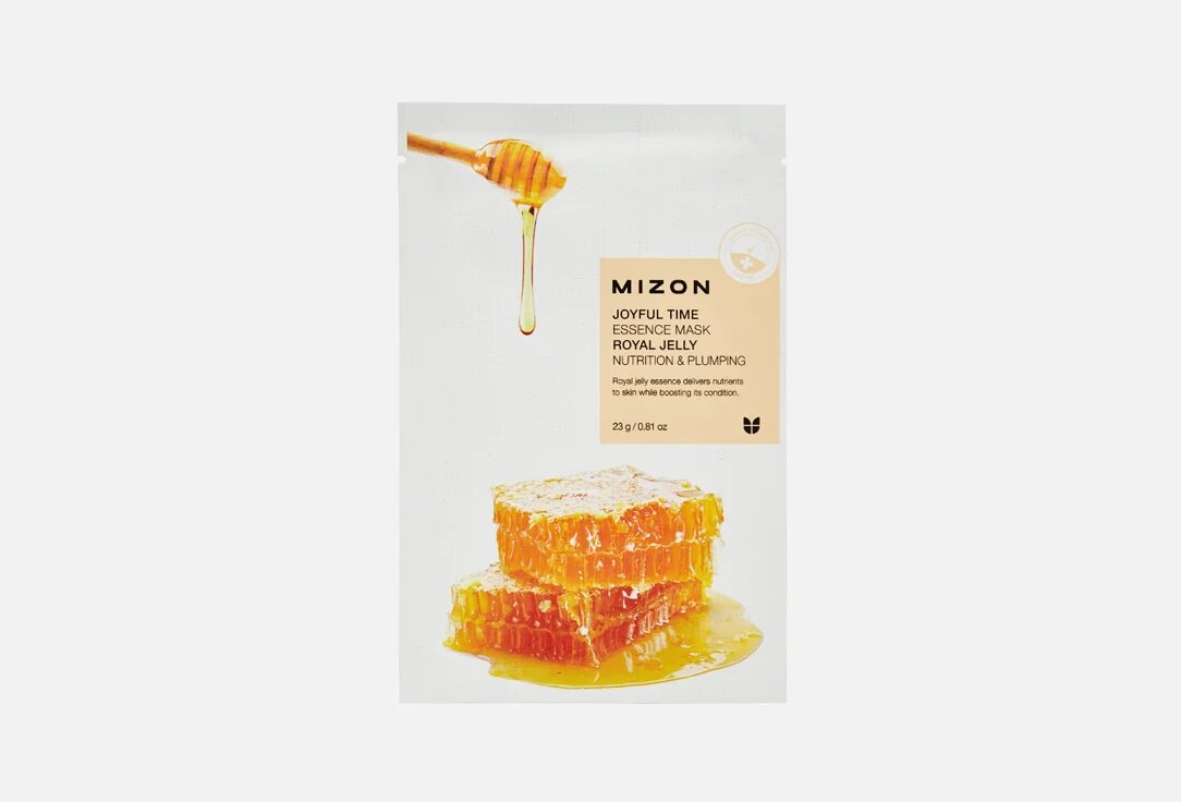 Mizon Joyful Time Essence Mask Royal Jelly Тканевая маска 23г